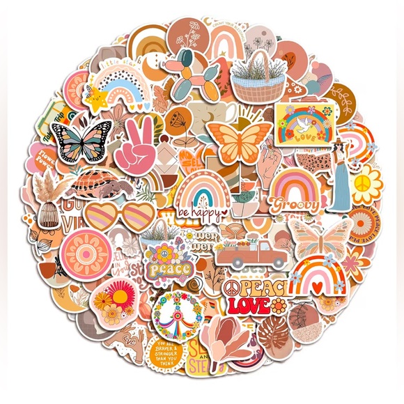 Other | 2 For 1200 Bohopreppycottagecore Mystery Sticker Bundle | Poshmark